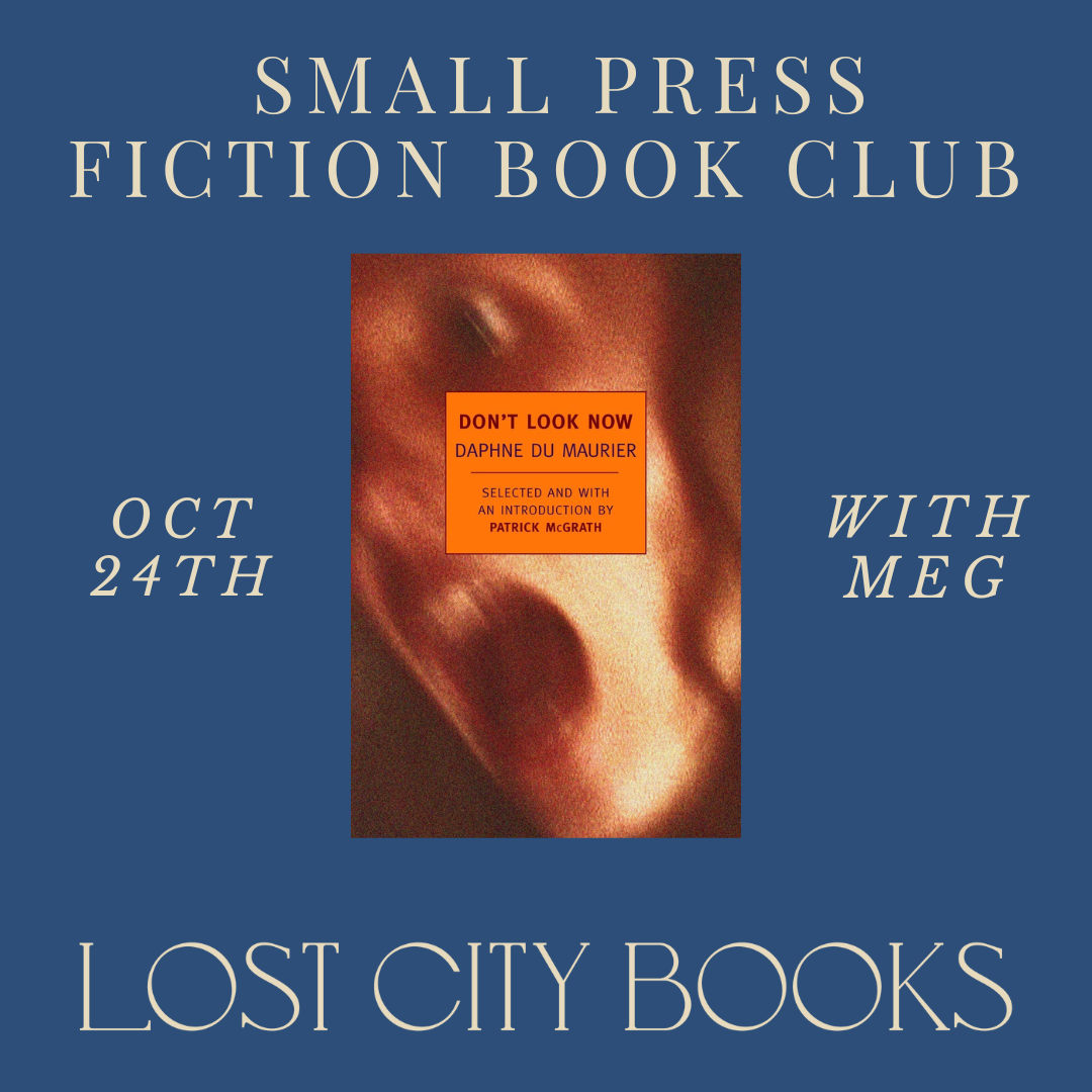 Small Press Fiction Book Club Series — Lost City Bookstore
