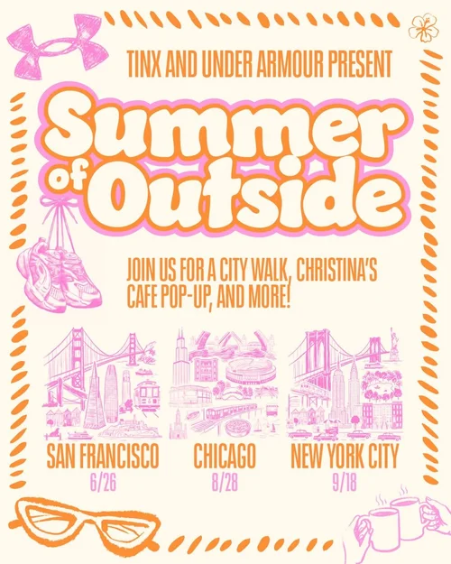 TINX AND UNDER ARMOUR PRESENT SUMMER OF OUTSIDE, NYC — Average Socialite