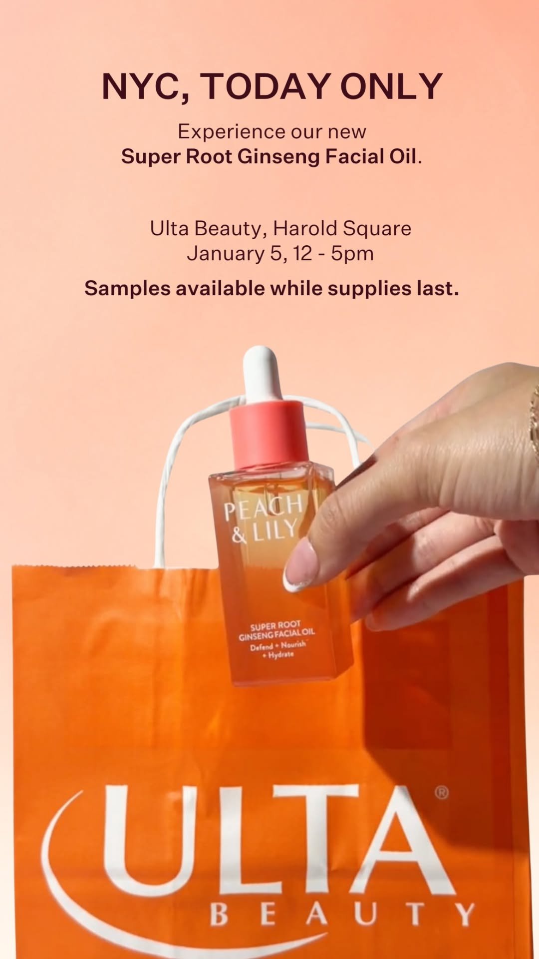 PEACH & LILY AT ULTA HERALD SQUARE, NYC — Average Socialite