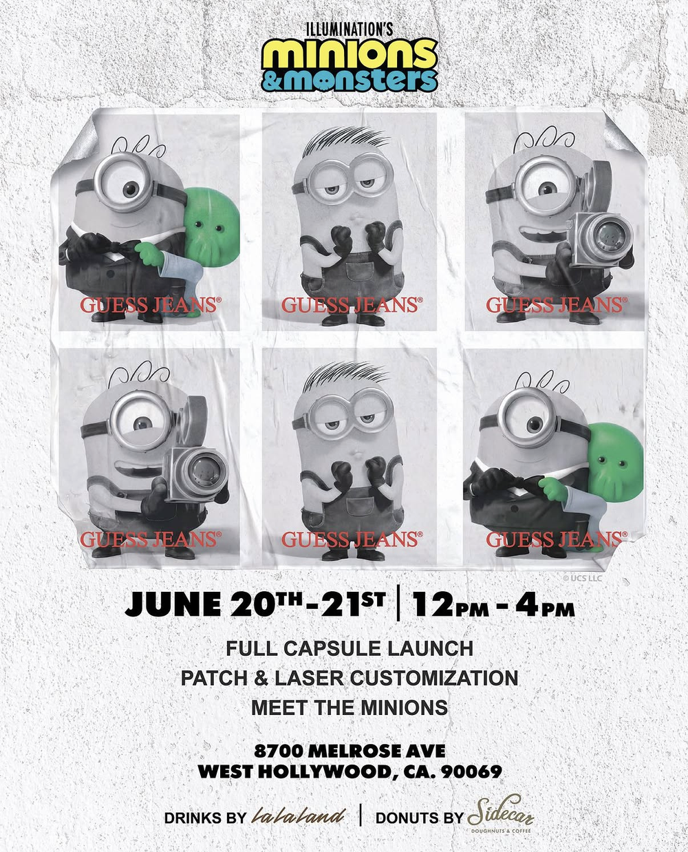 MINIONS & MONSTERS X GUESS JEANS POP-UP, LA — Average Socialite