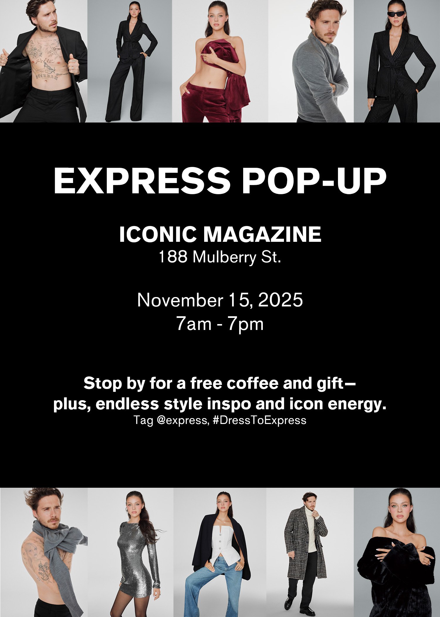EXPRESS POP-UP AT ICONIC MAGAZINE, NYC — Average Socialite