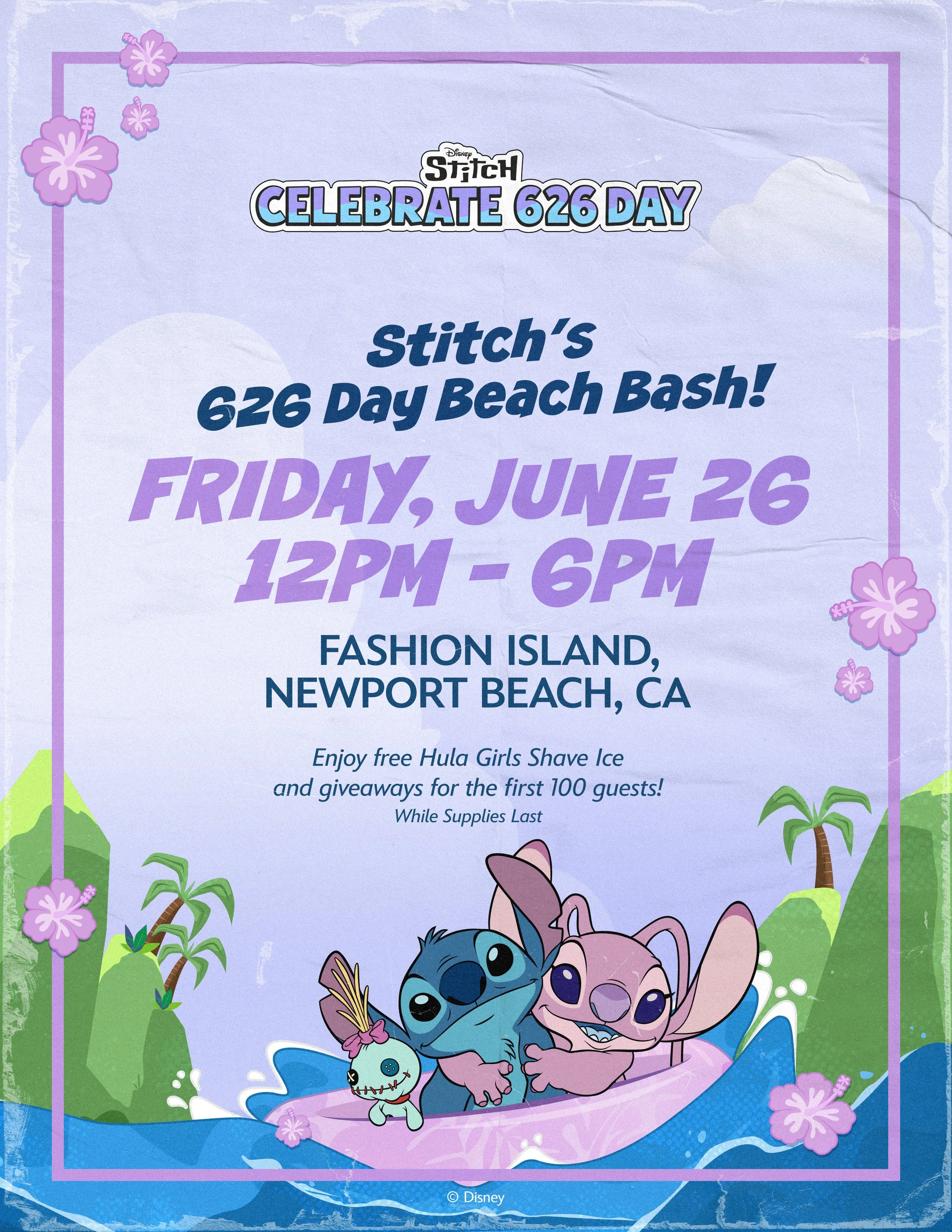 STITCH'S BEACH BASH POP-UP, NEWPORT BEACH — Average Socialite