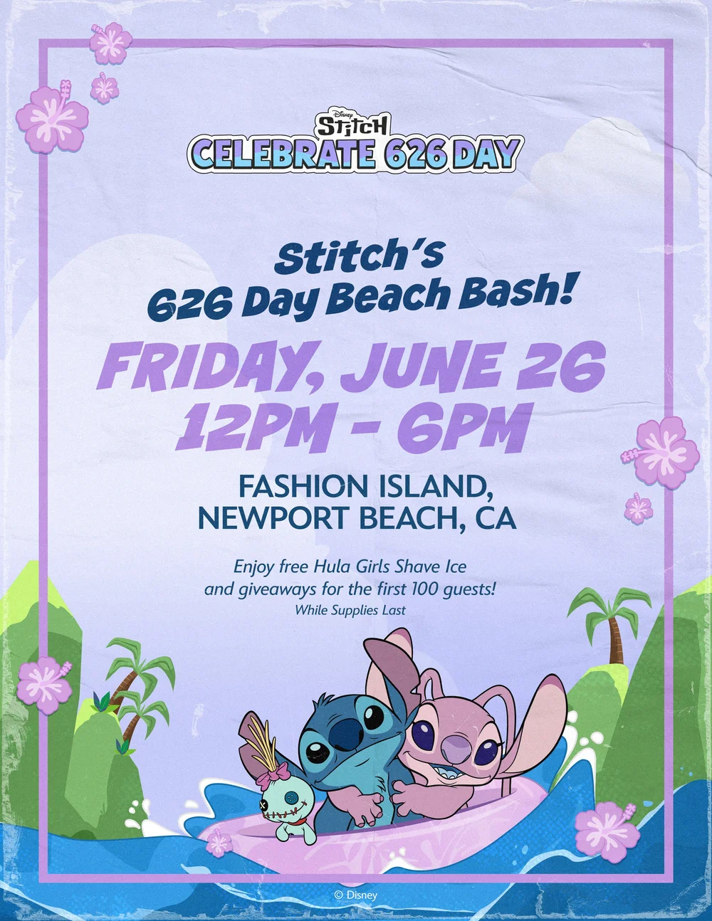 STITCH'S BEACH BASH POP-UP, NEWPORT BEACH — Average Socialite