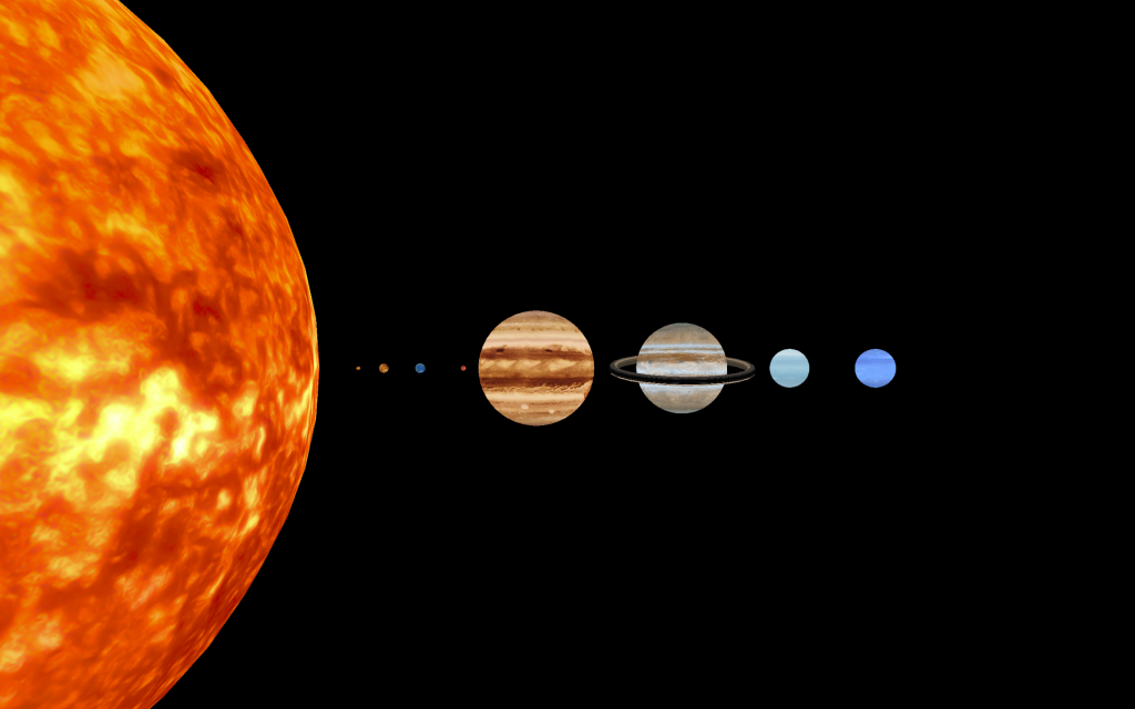 Interactive Solar System Planets