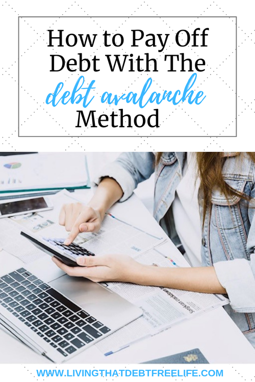 How to Pay Off Debt Using the Debt Avalanche Method — Living that Debt ...