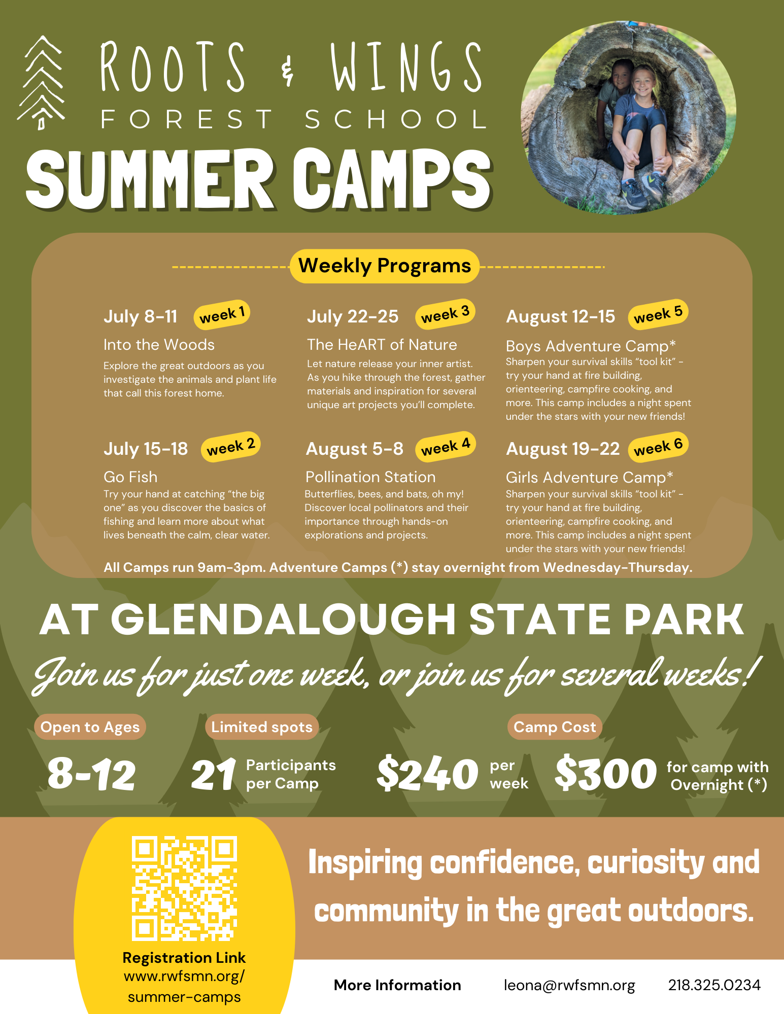 week-long camps — Roots & Wings Forest School