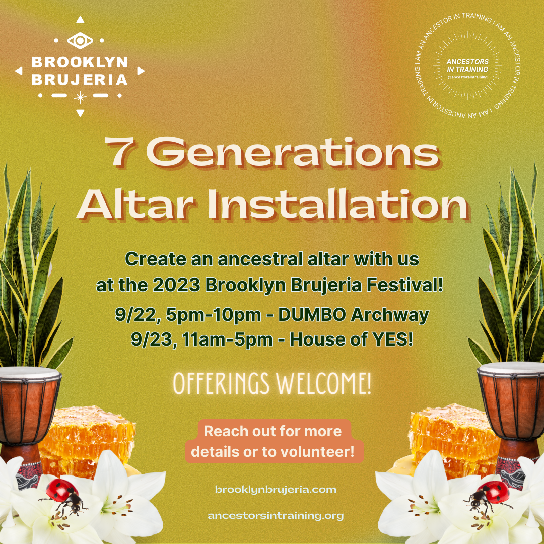 The Seven Generations Ancestor Altar Returns — Ancestors in Training