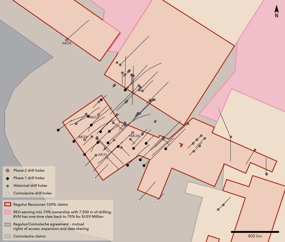 Map progression for Regulus Resources — Mining Illustrated