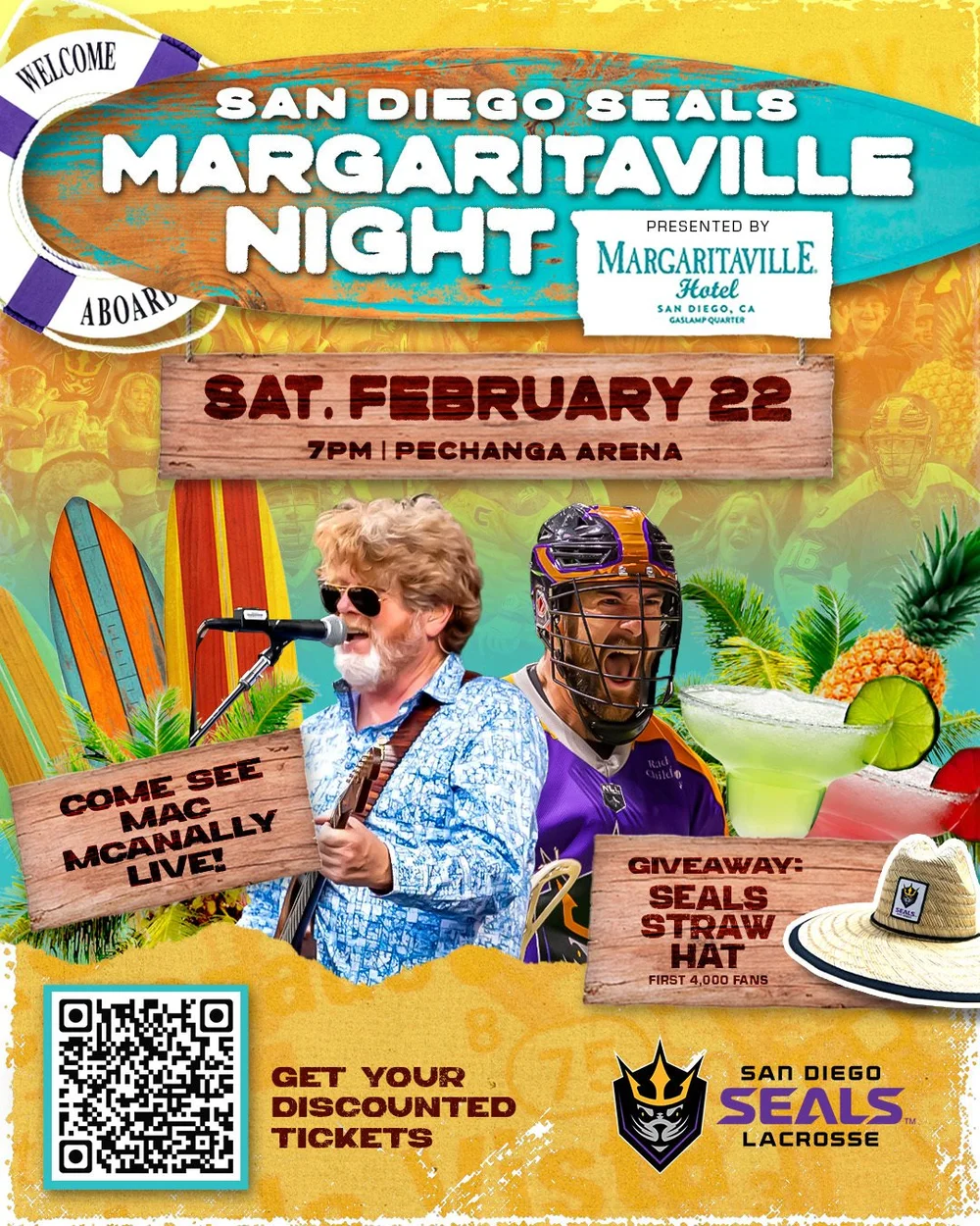 SD Seals Lacrosse & Margaritaville Night — SDPHC