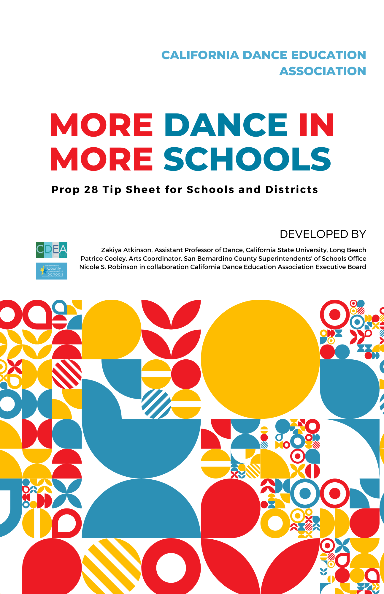 Prop 28 Resources — California Dance Education Association