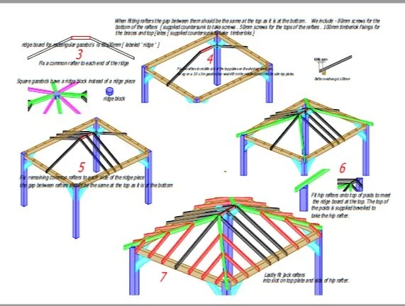 Assembly Instructions | Oak Gazebo — Shire Oak — Shire Oak