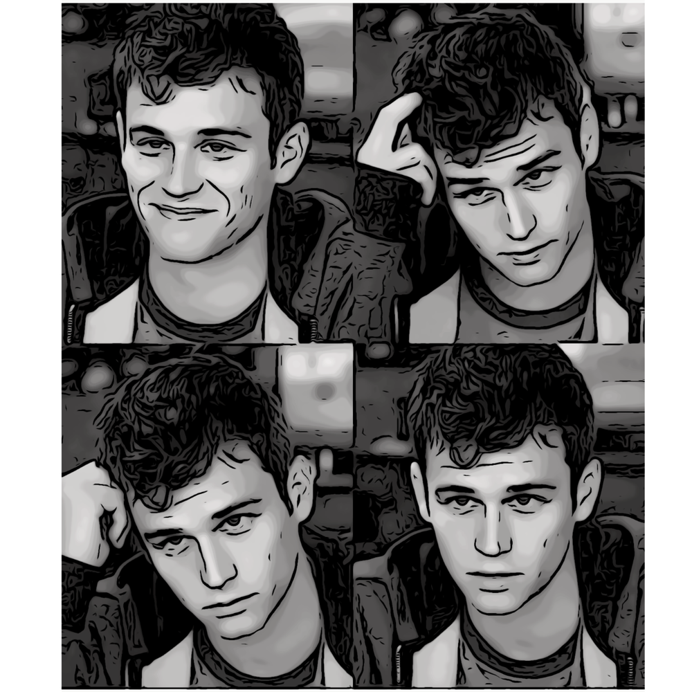 Justin Foley • 13 Reasons Why • Fan Art — TVandWine
