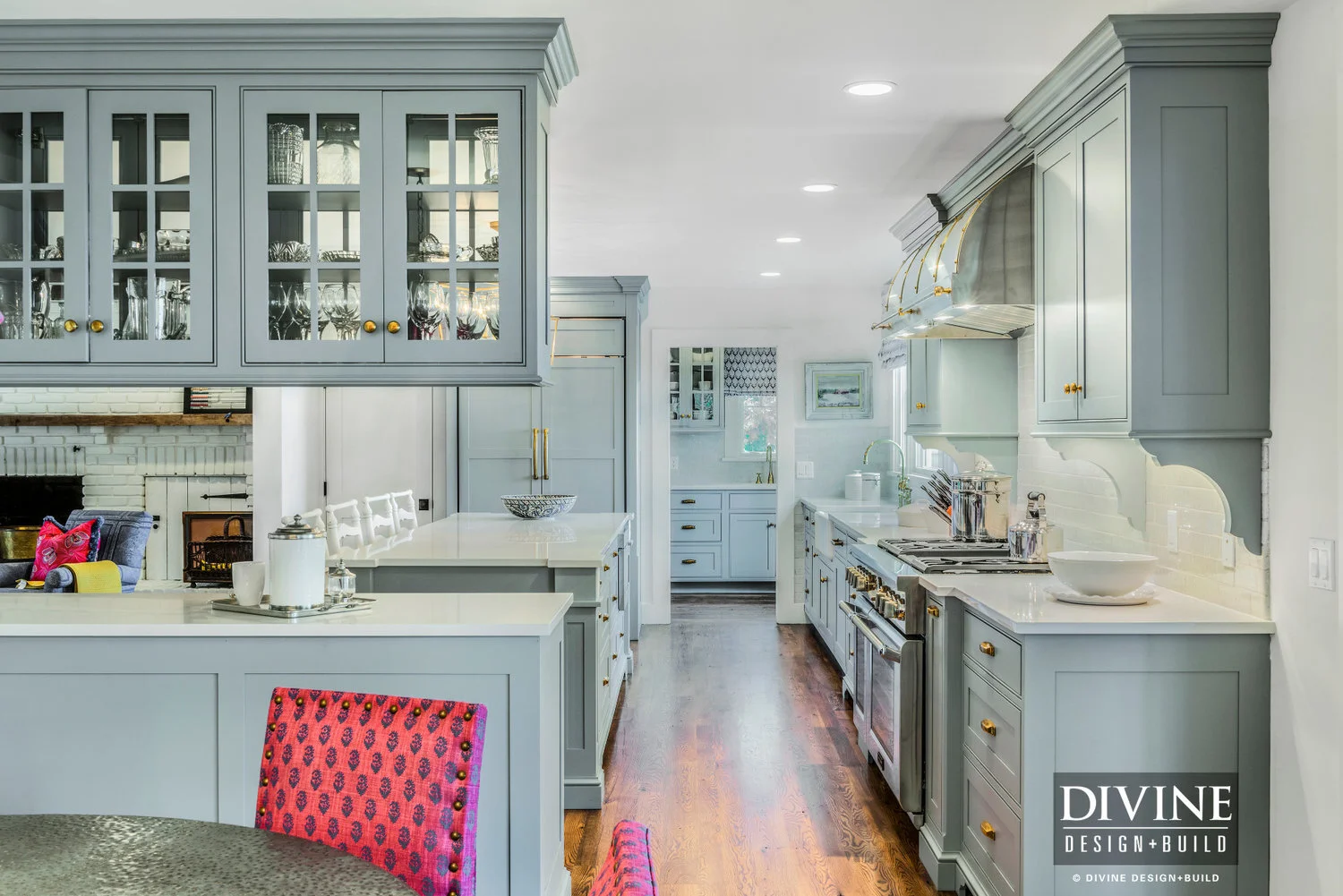 Cape Cod Traditional Kitchens with Gold Copper Accents — Divine Design ...