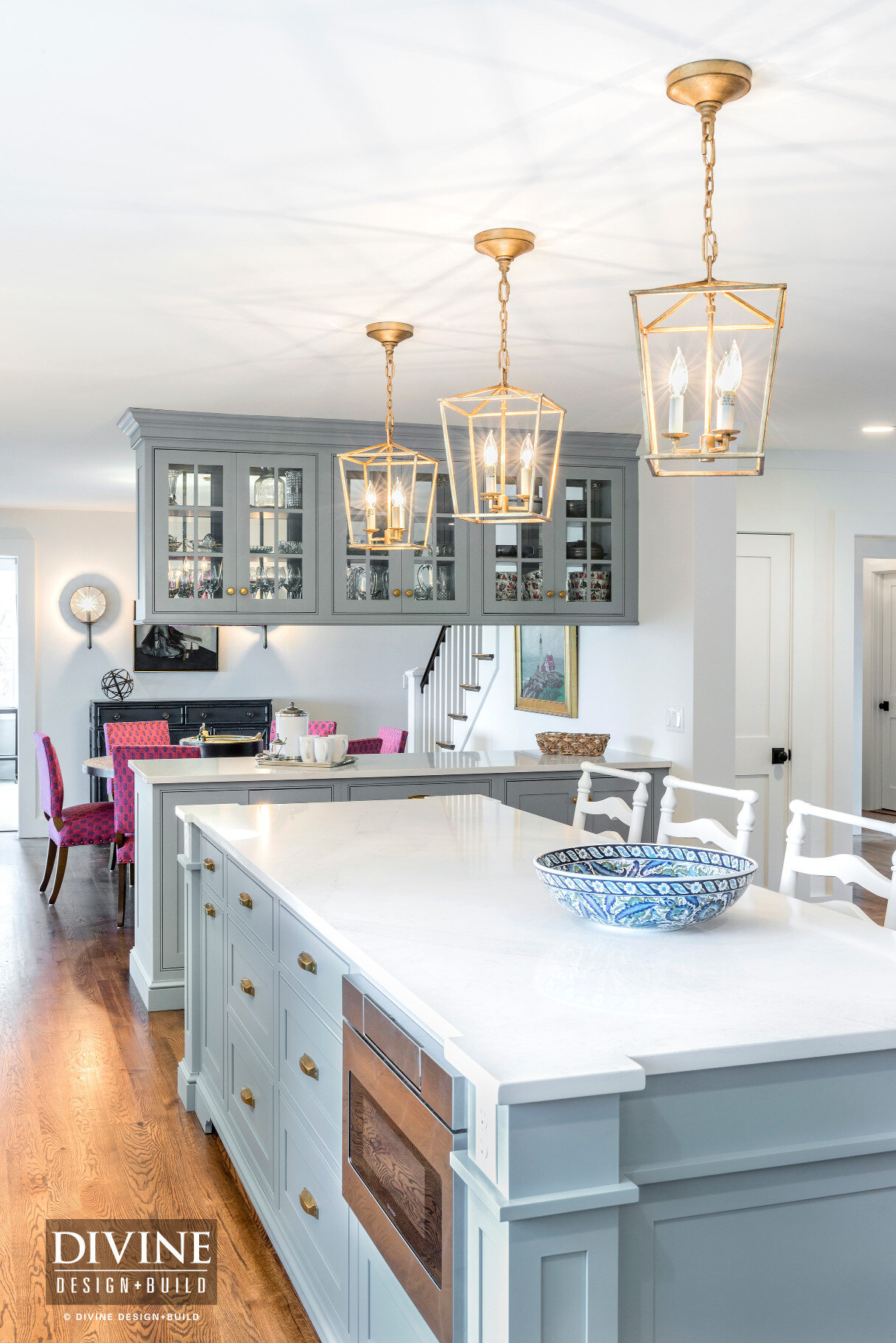 Cape Cod Traditional Kitchens with Gold Copper Accents — Divine Design ...