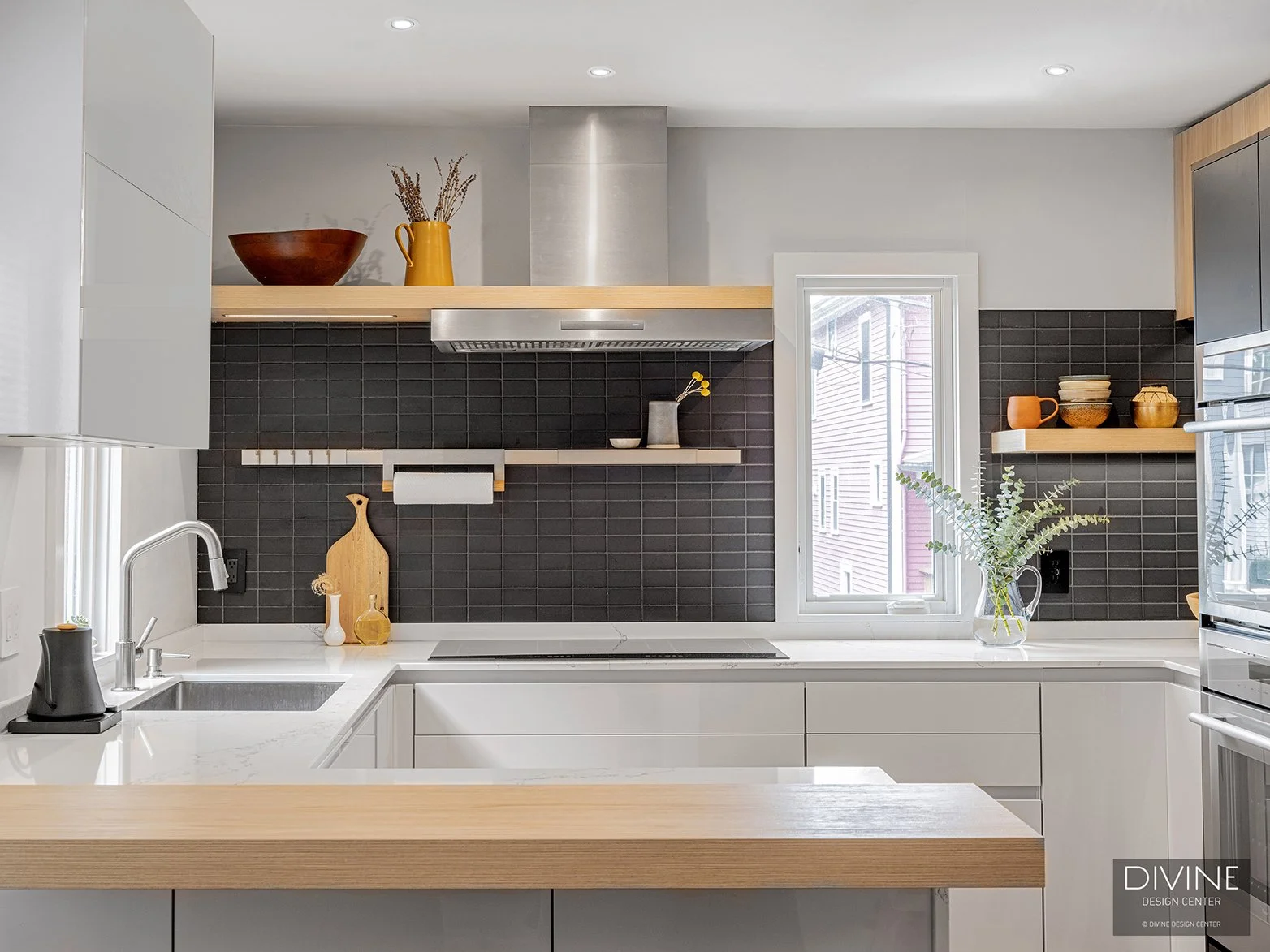 Cambridge Compact Modern Kitchen — Divine Design Center