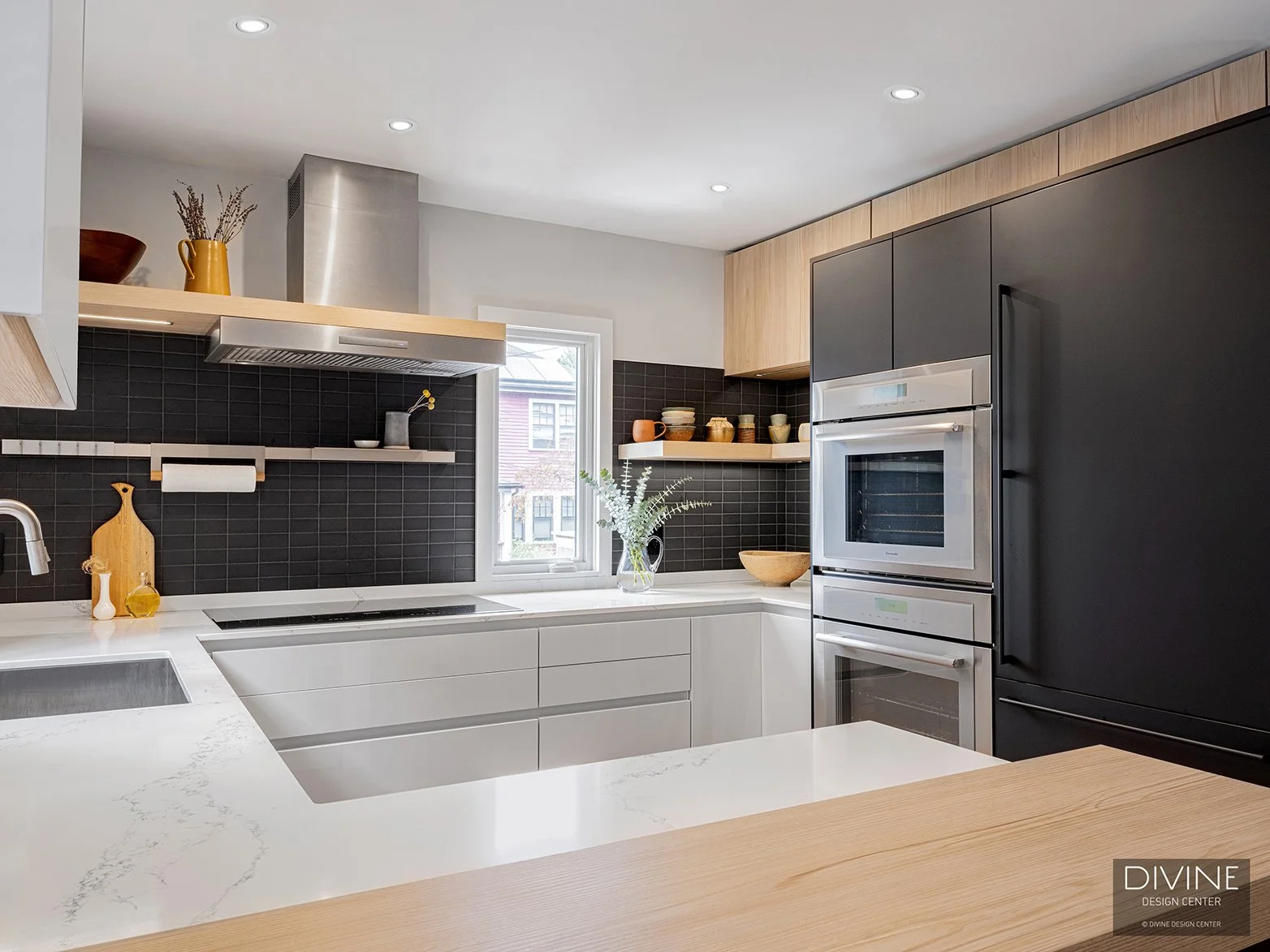 Cambridge Compact Modern Kitchen — Divine Design Center