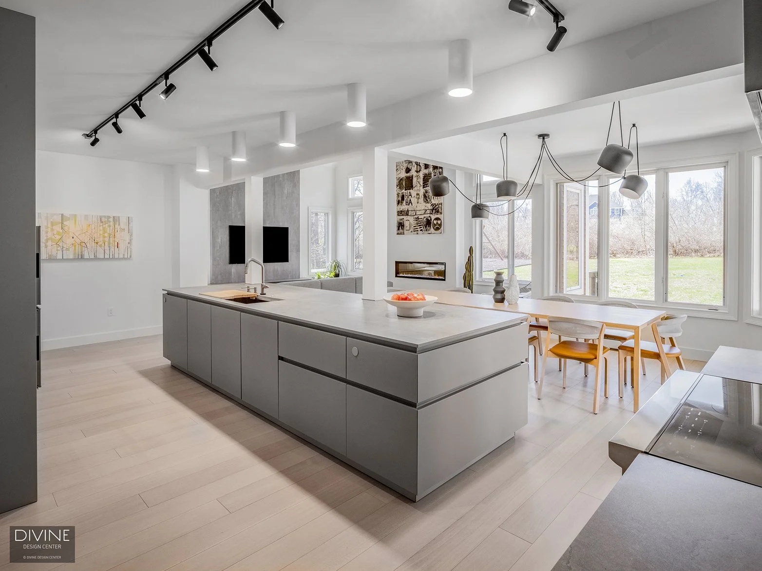 Boxford MA Sleek Modern Kitchen — Divine Design Center