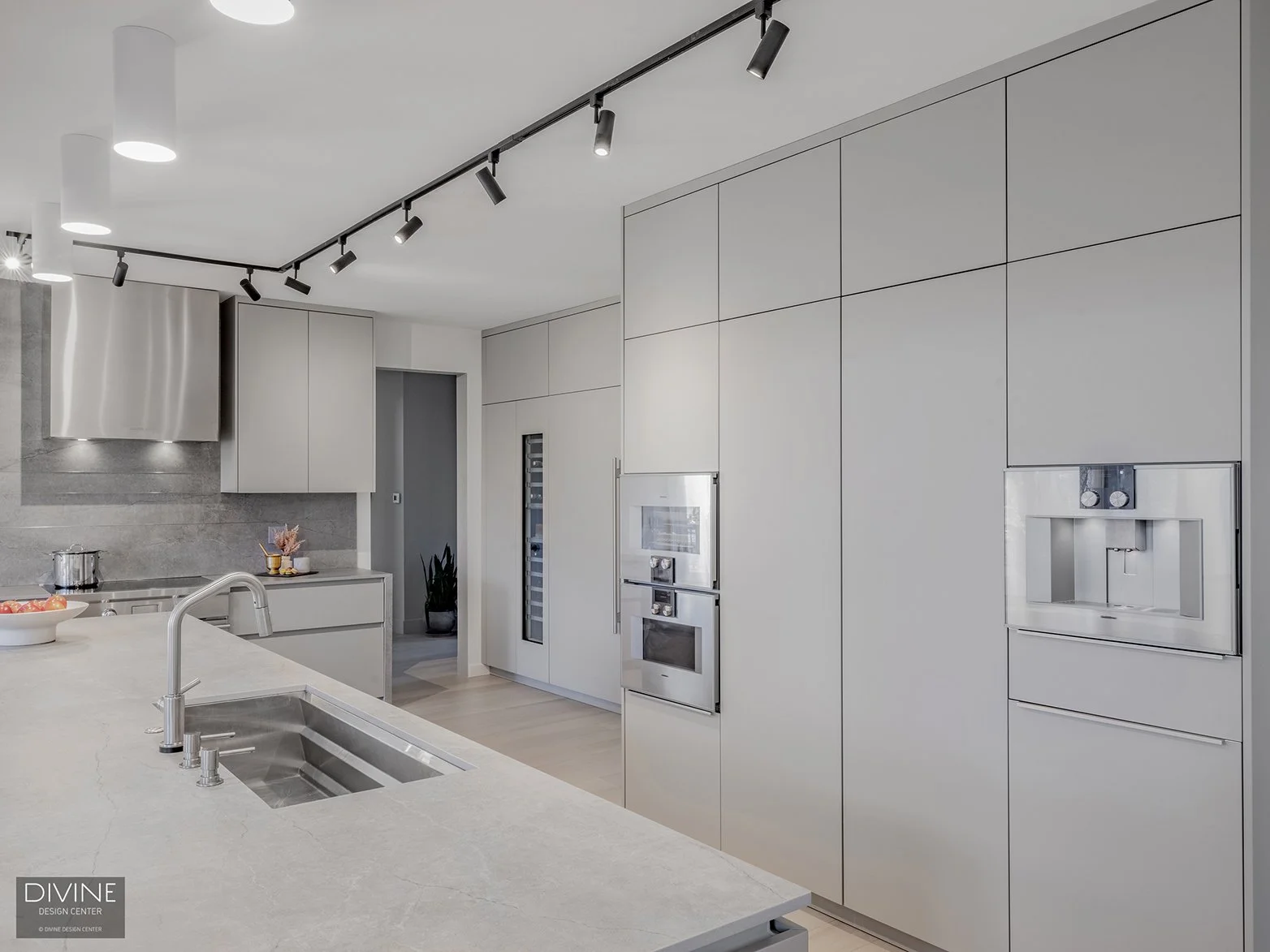 Boxford MA Sleek Modern Kitchen — Divine Design Center