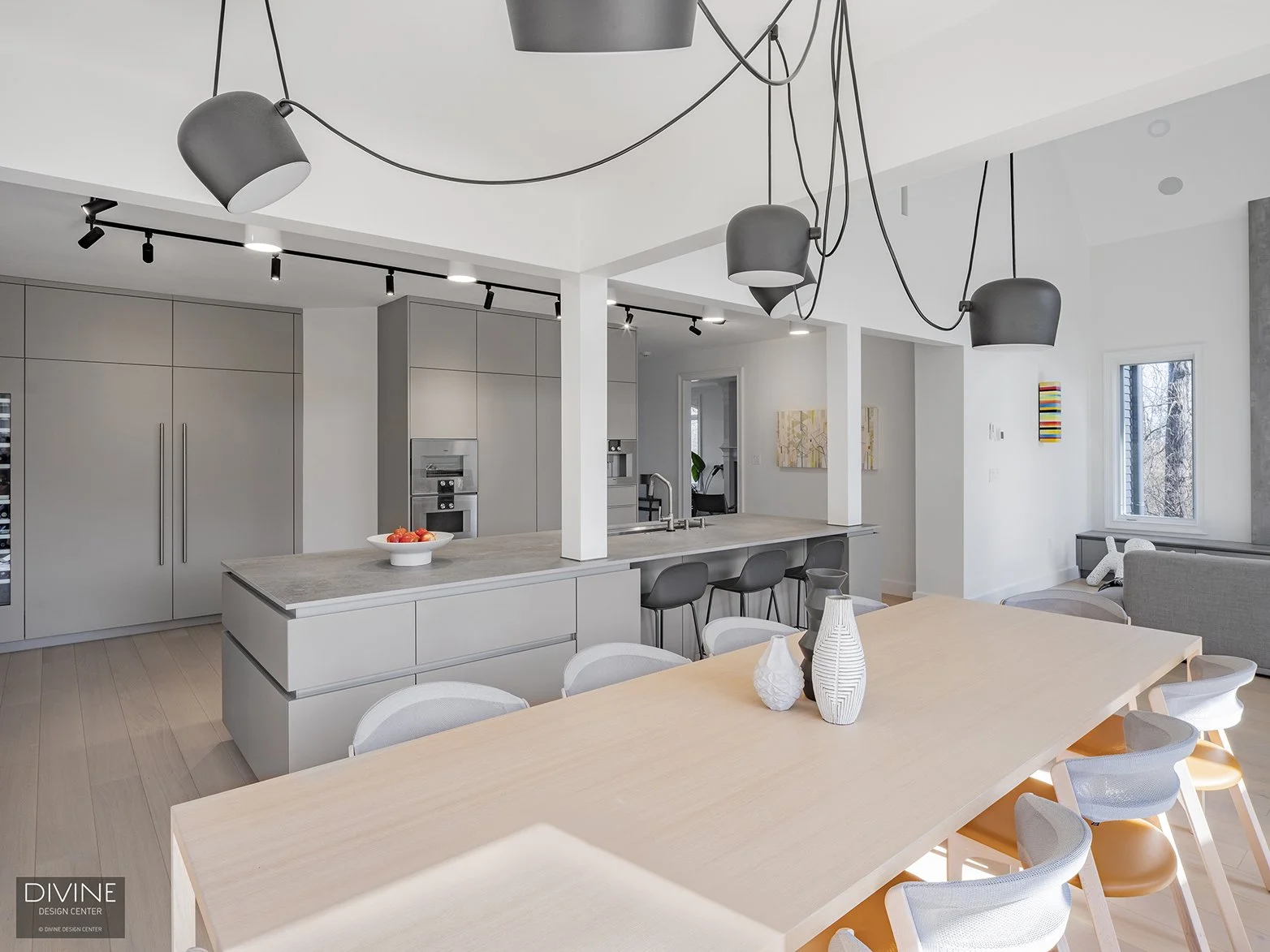 Boxford MA Sleek Modern Kitchen — Divine Design Center