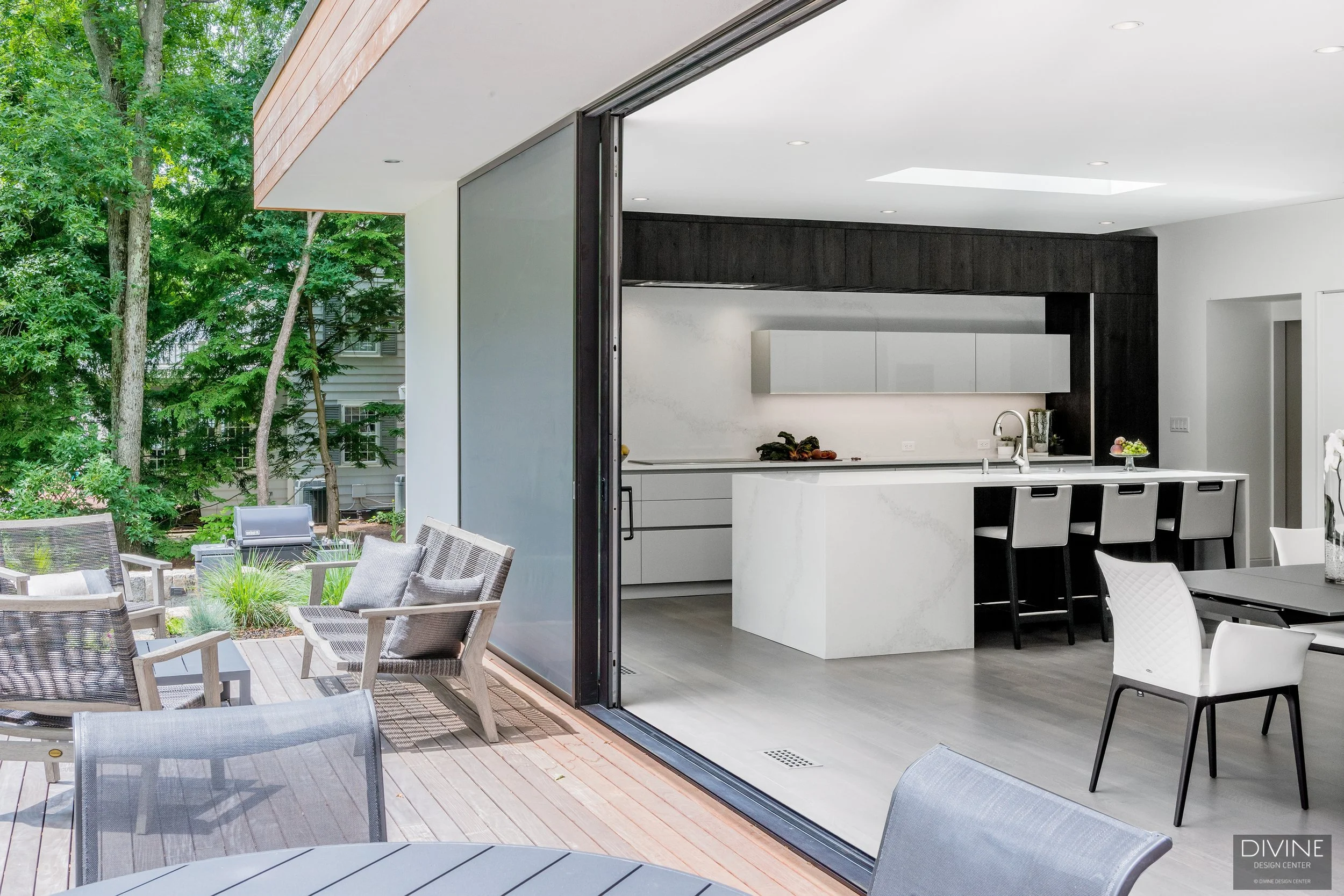 Wellesley MA Minimalist Modern Kitchen — Divine Design Center