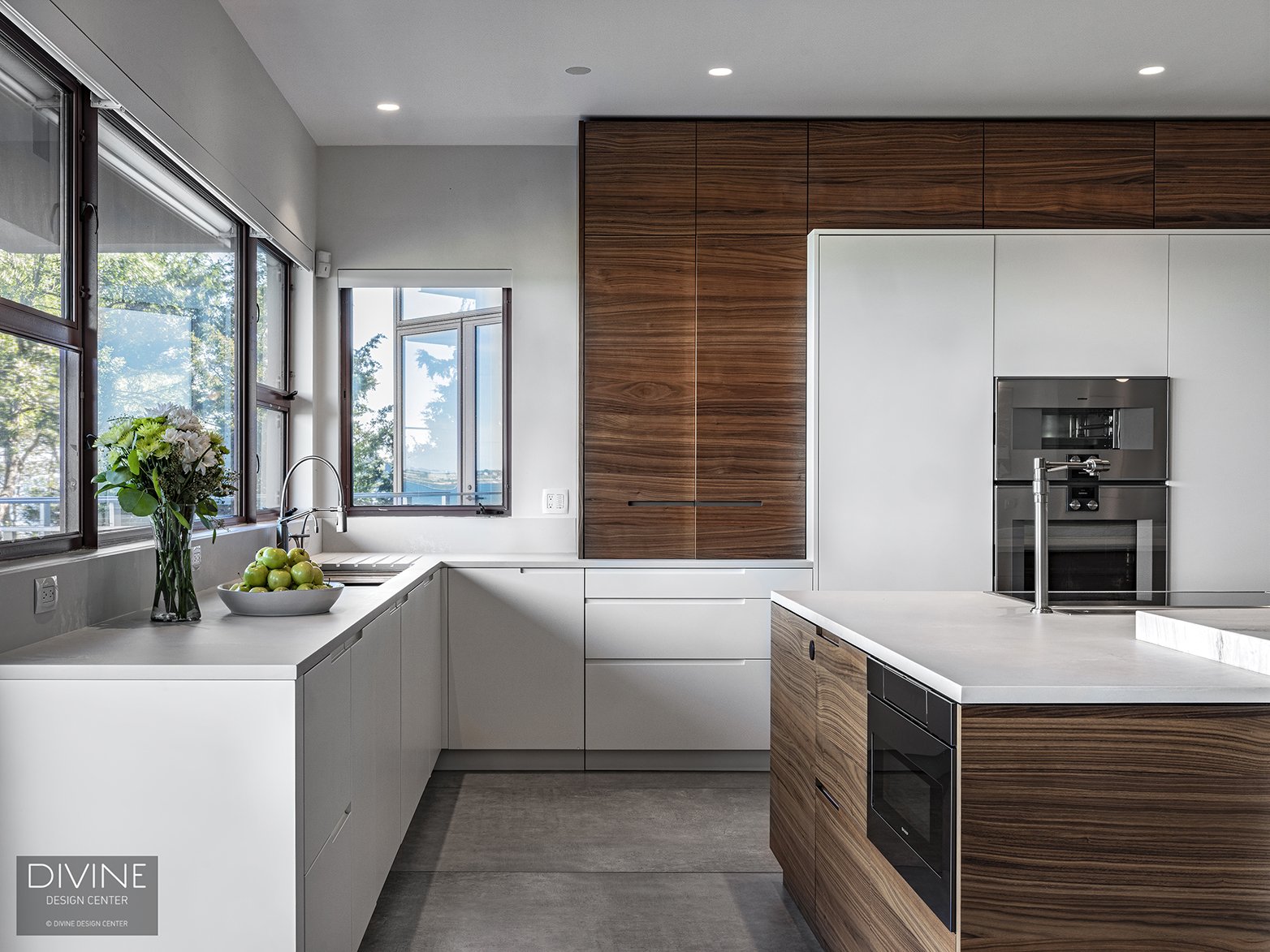 Jamestown RI Open-Concept Modern Kitchen — Divine Design Center