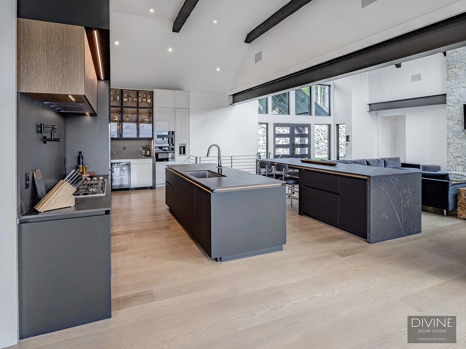 Bartlett NH Open-Concept Modern Kitchen — Divine Design Center