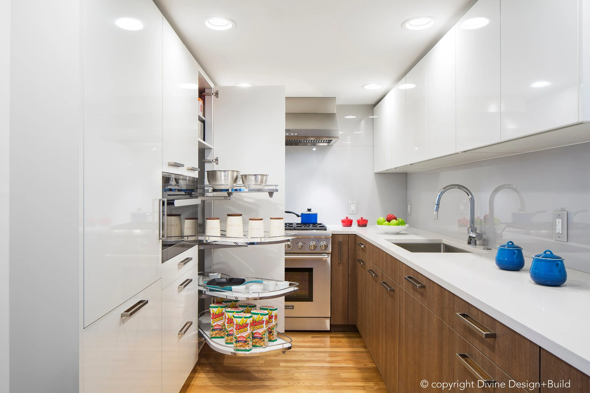 Compact Minimalist Modern Kitchen — Divine Design Center
