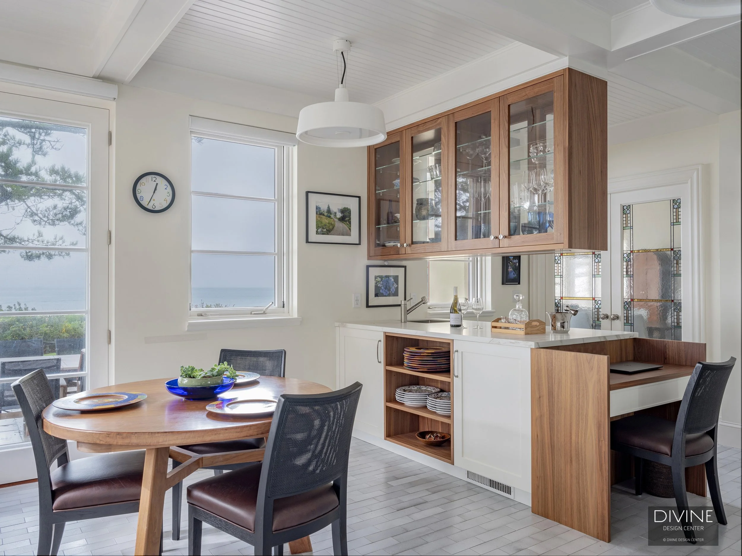 Boston Wood Transitional Kitchen — Divine Design Center