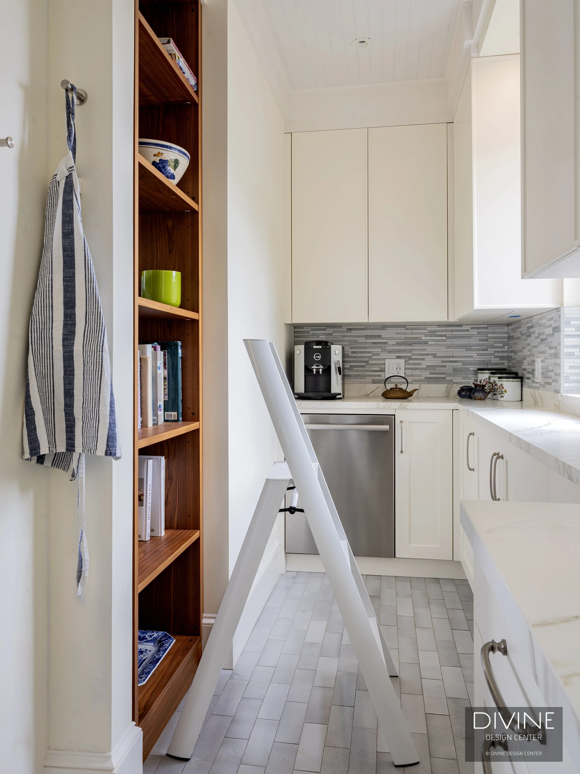 Boston Wood Transitional Kitchen — Divine Design Center