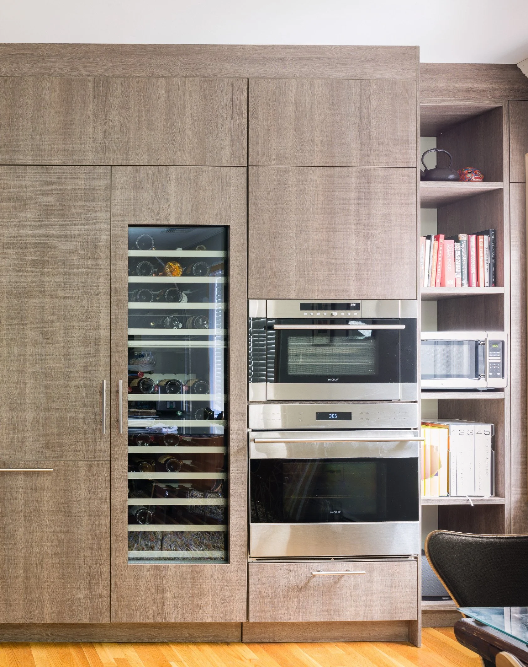 Bay Village Compact Transitional Kitchen — Divine Design Center