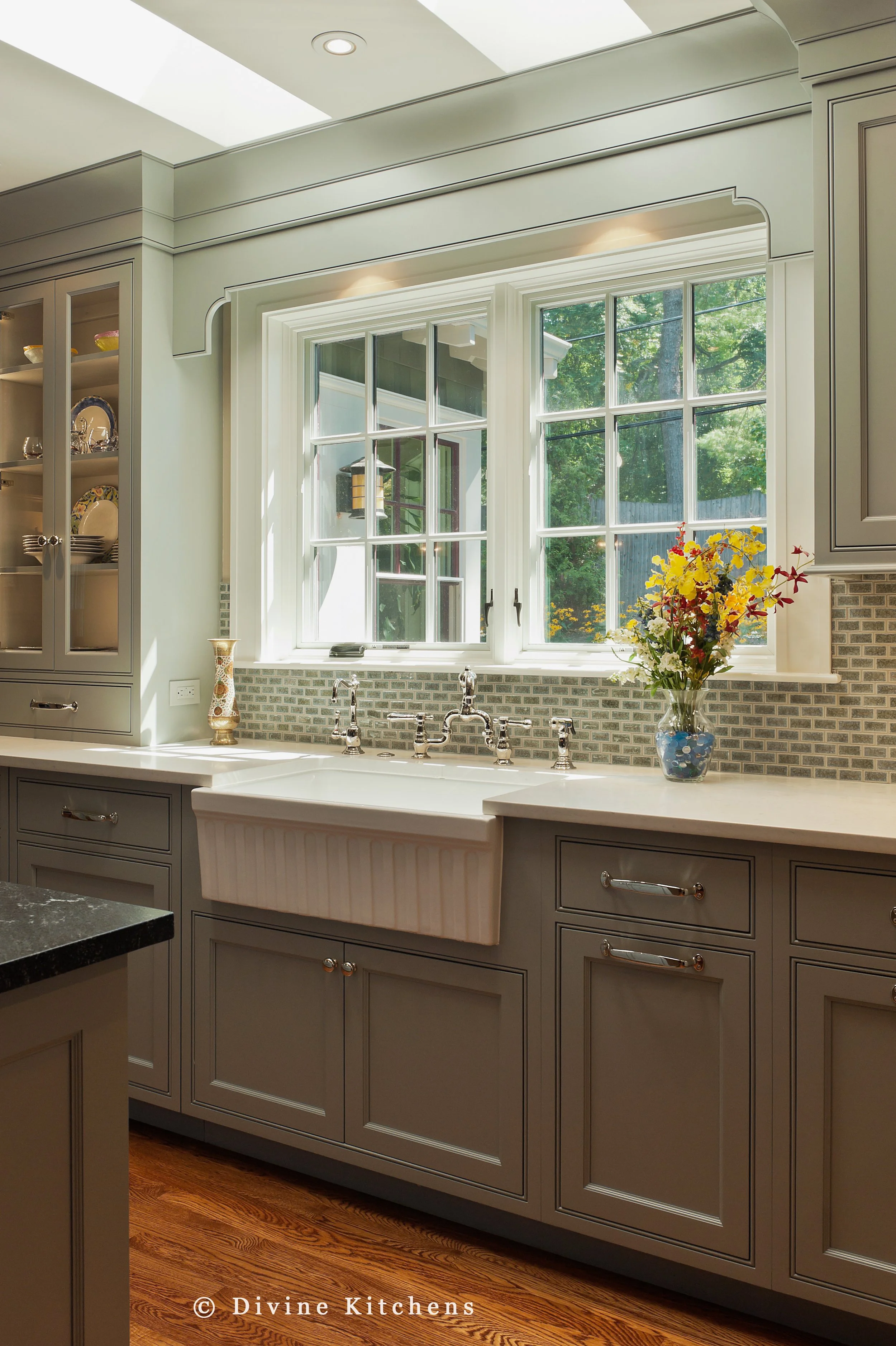 Newton Transitional Tradition Kitchen — Divine Design Center