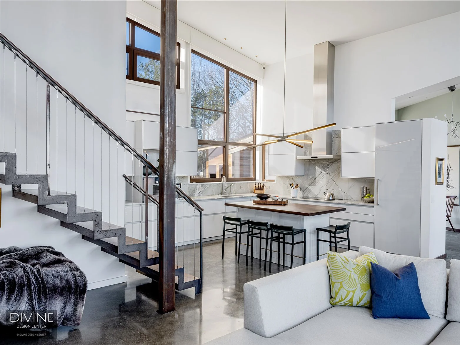 Boston Essex Waterfront Ultra Modern Kitchen — Divine Design Center