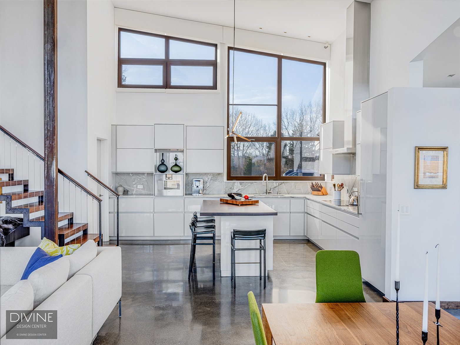 Boston Essex Waterfront Ultra Modern Kitchen — Divine Design Center