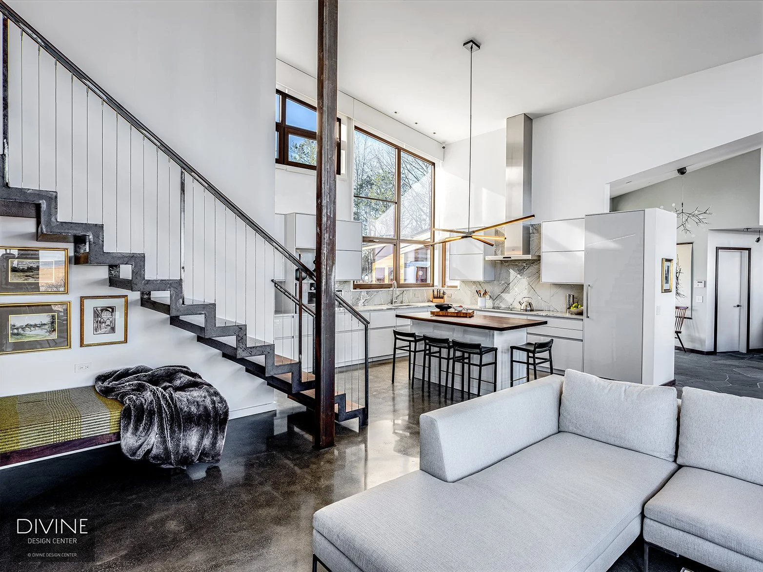 Boston Essex Waterfront Ultra Modern Kitchen — Divine Design Center