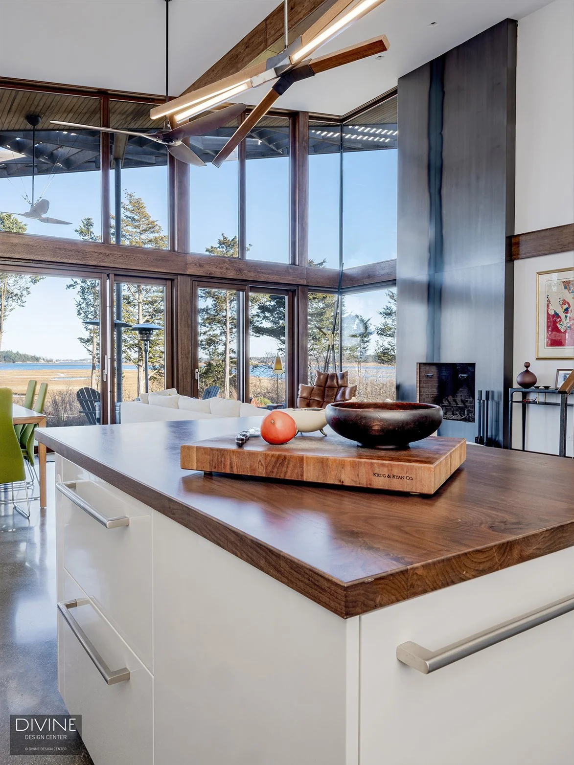 Boston Essex Waterfront Ultra Modern Kitchen — Divine Design Center