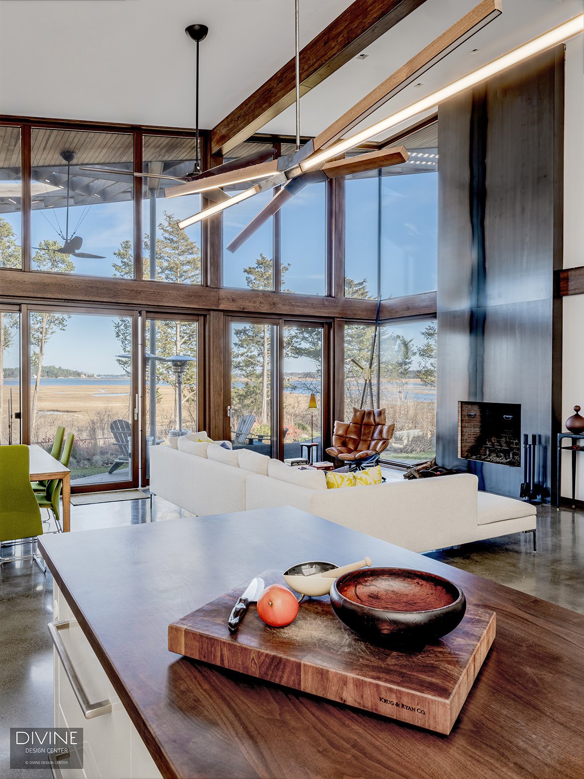 Boston Essex Waterfront Ultra Modern Kitchen — Divine Design Center