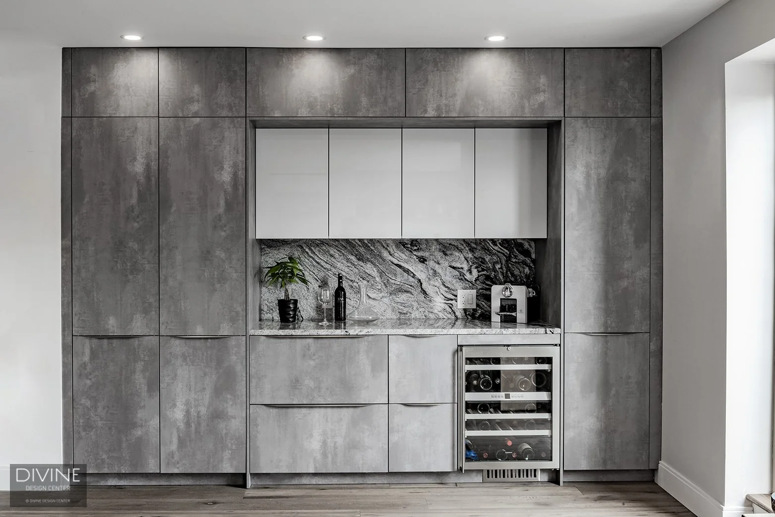 Boston South End Contemporary Kitchen With Slate Countertops — Divine ...