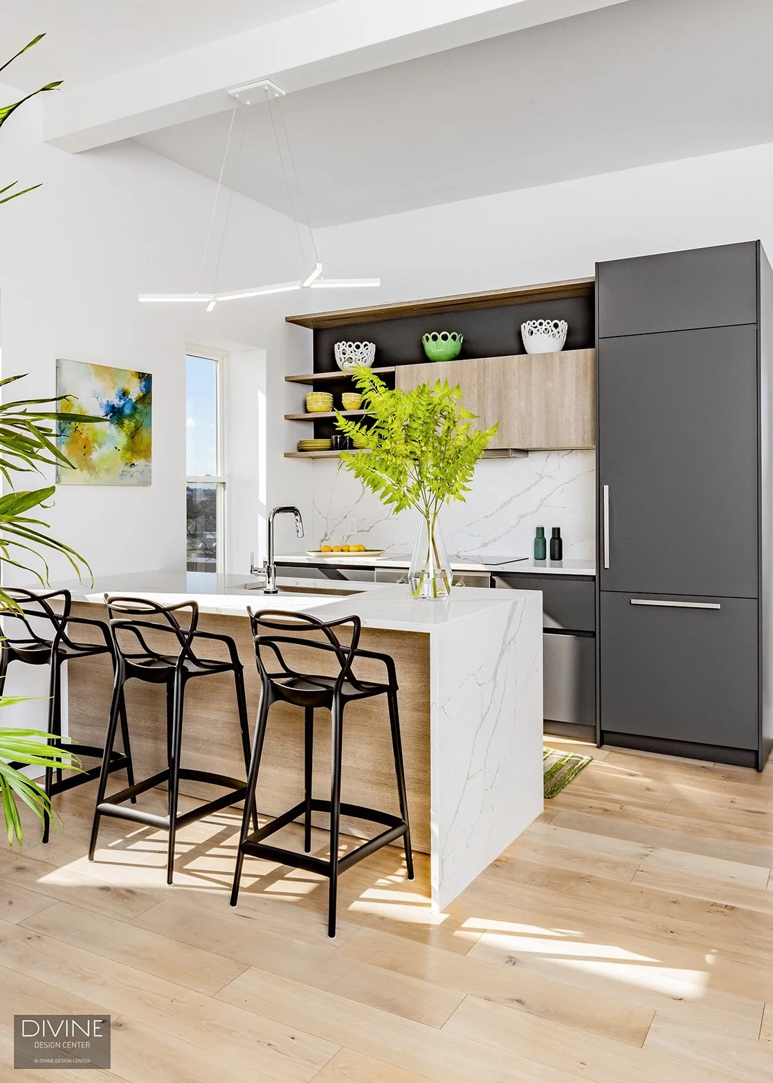 South Boston Modern Tiny Kitchen — Divine Design Center