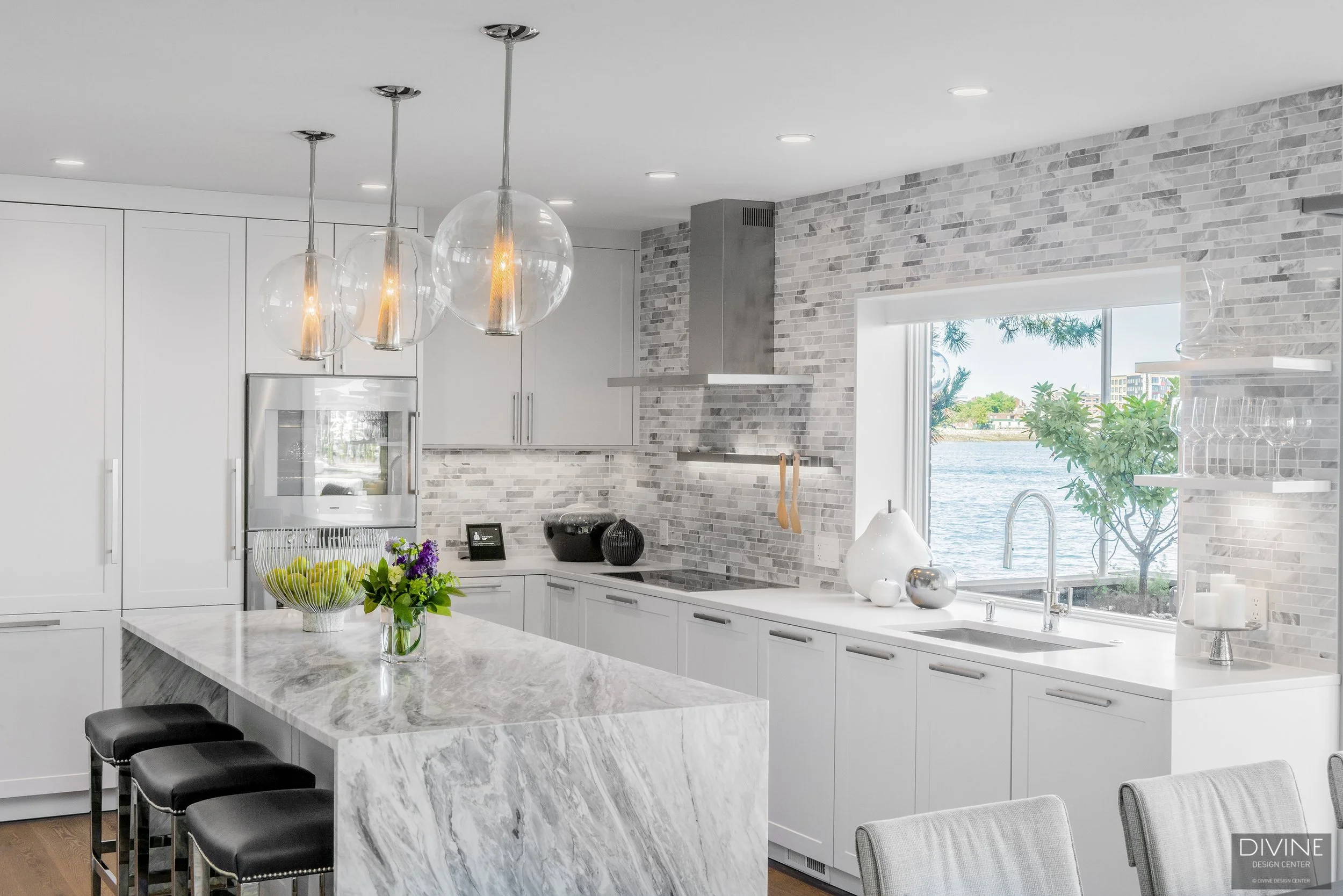 Boston Award Winning Transitional Kitchens — Divine Design Center