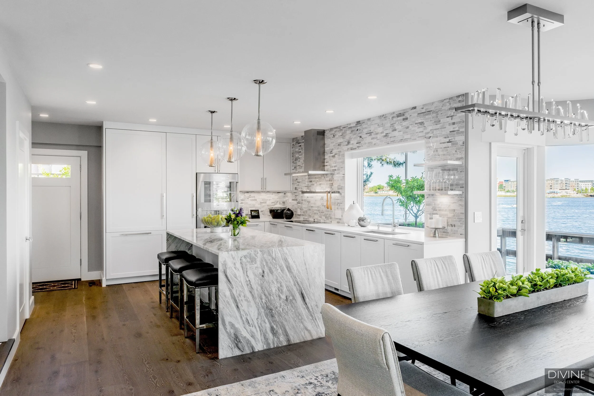 Boston Waterfront Union Wharf Transitional Kitchen — Divine Design Center
