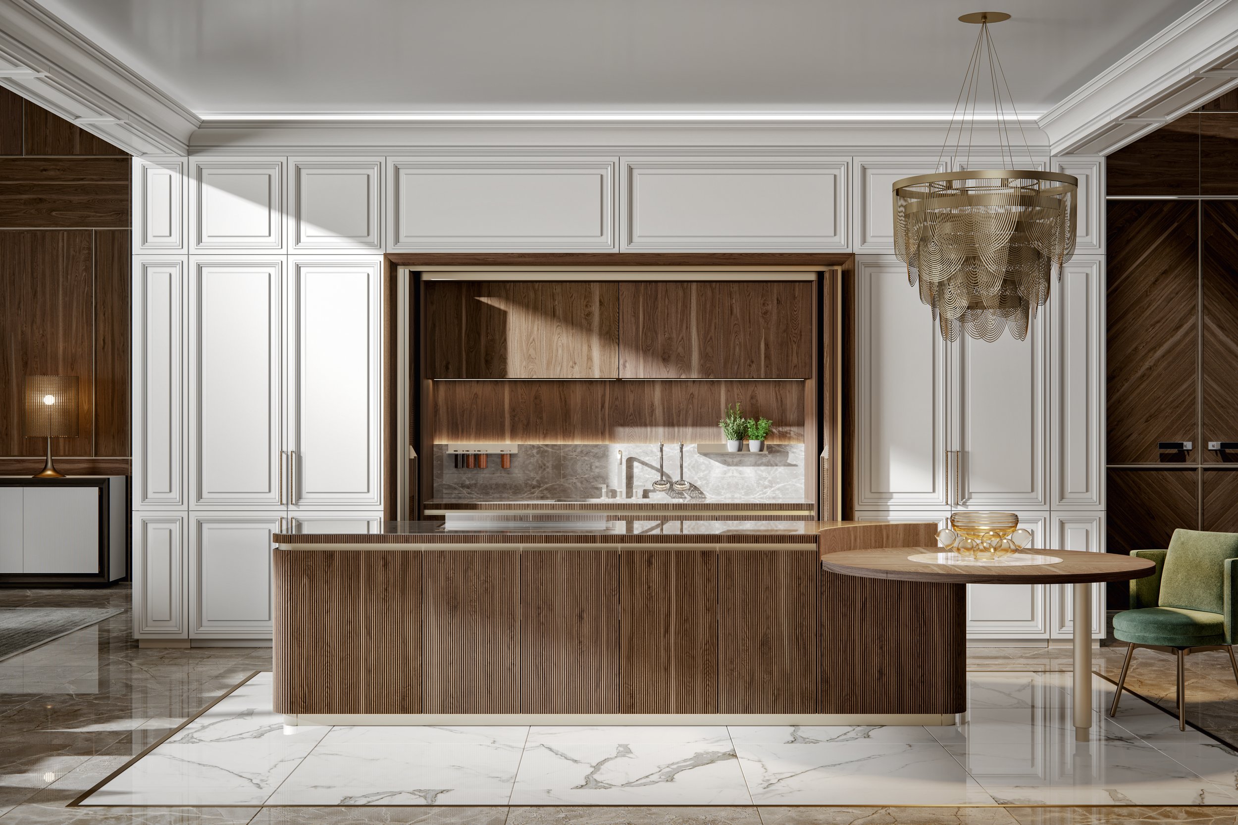 Boston Award Winning Glamour Kitchens — Divine Design Center