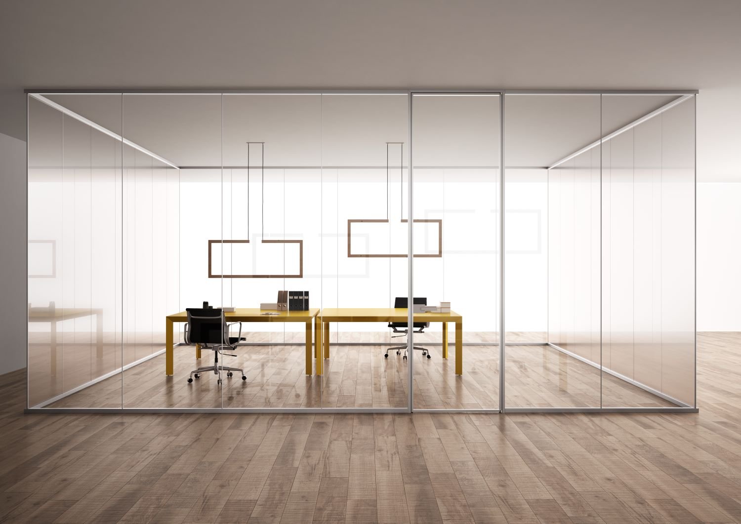 Room Dividing Glass Partitions — Divine Design Center