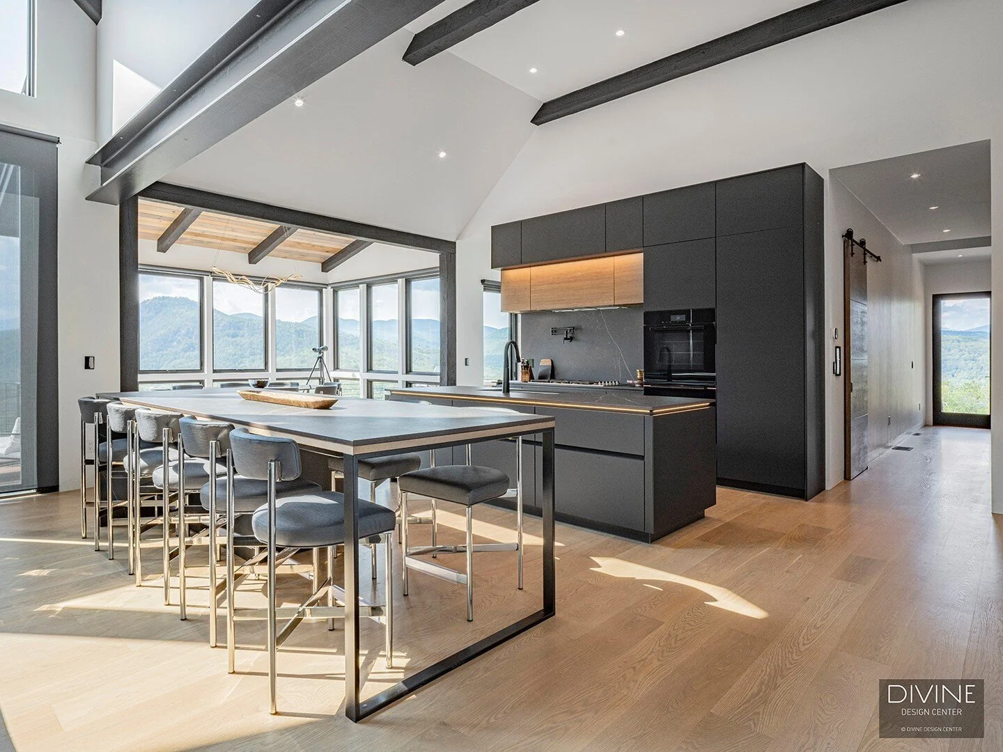 Swampscott Contemporary Modern Kitchen — Divine Design Center