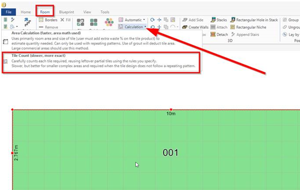 Quantifying Tiles - Area v Tile Count Calculations — Make the Most of RFMS