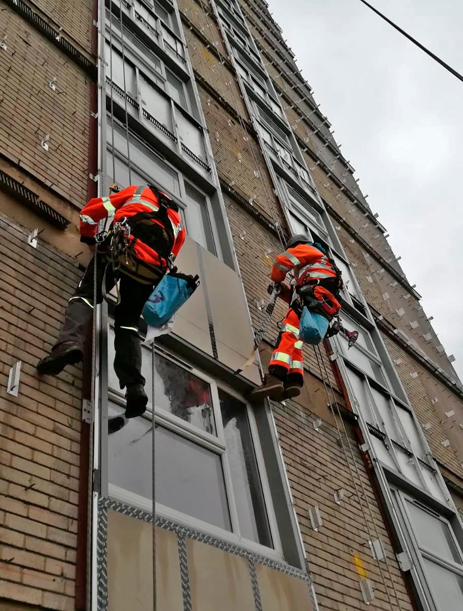 Curtain Wall Repairs — Vertex Access | Rope Access | Drone Surveys | Rail