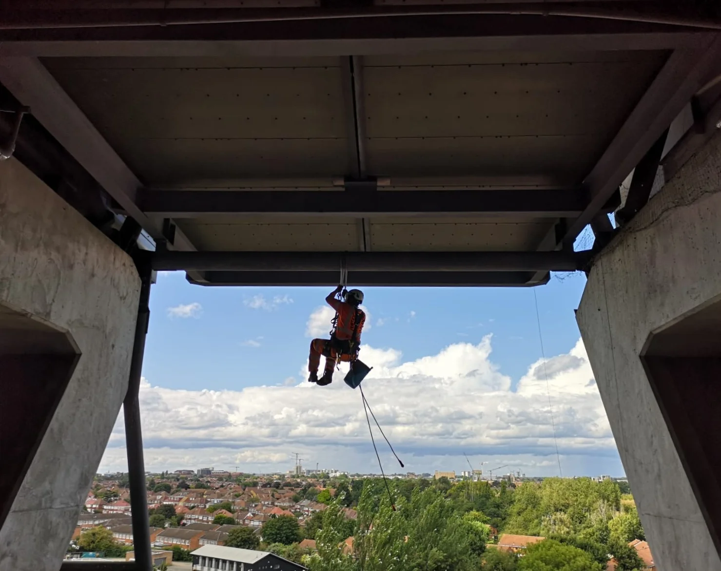 Rope Access Building Maintenance — Vertex Access | Rope Access | Drone ...