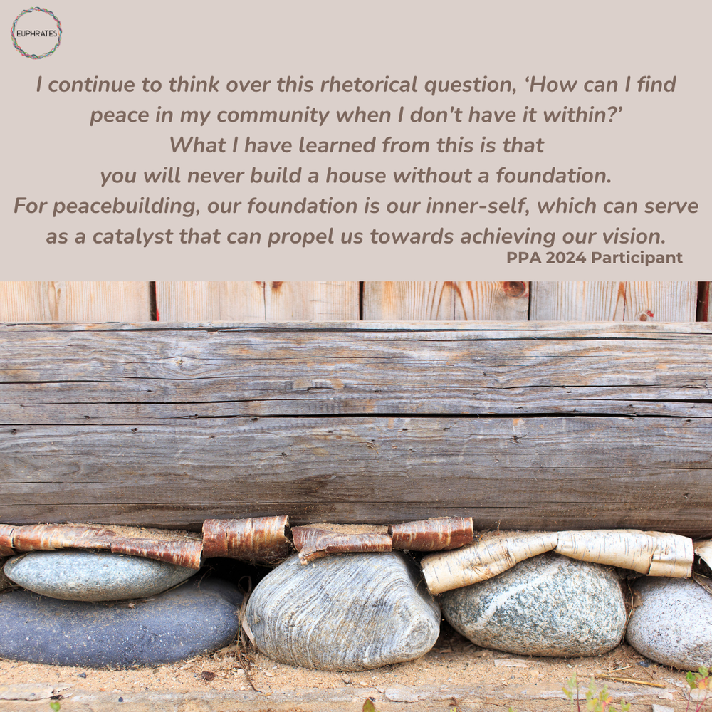 The Journey of Personal Peace | PPA 2024 Reflections — Euphrates institute