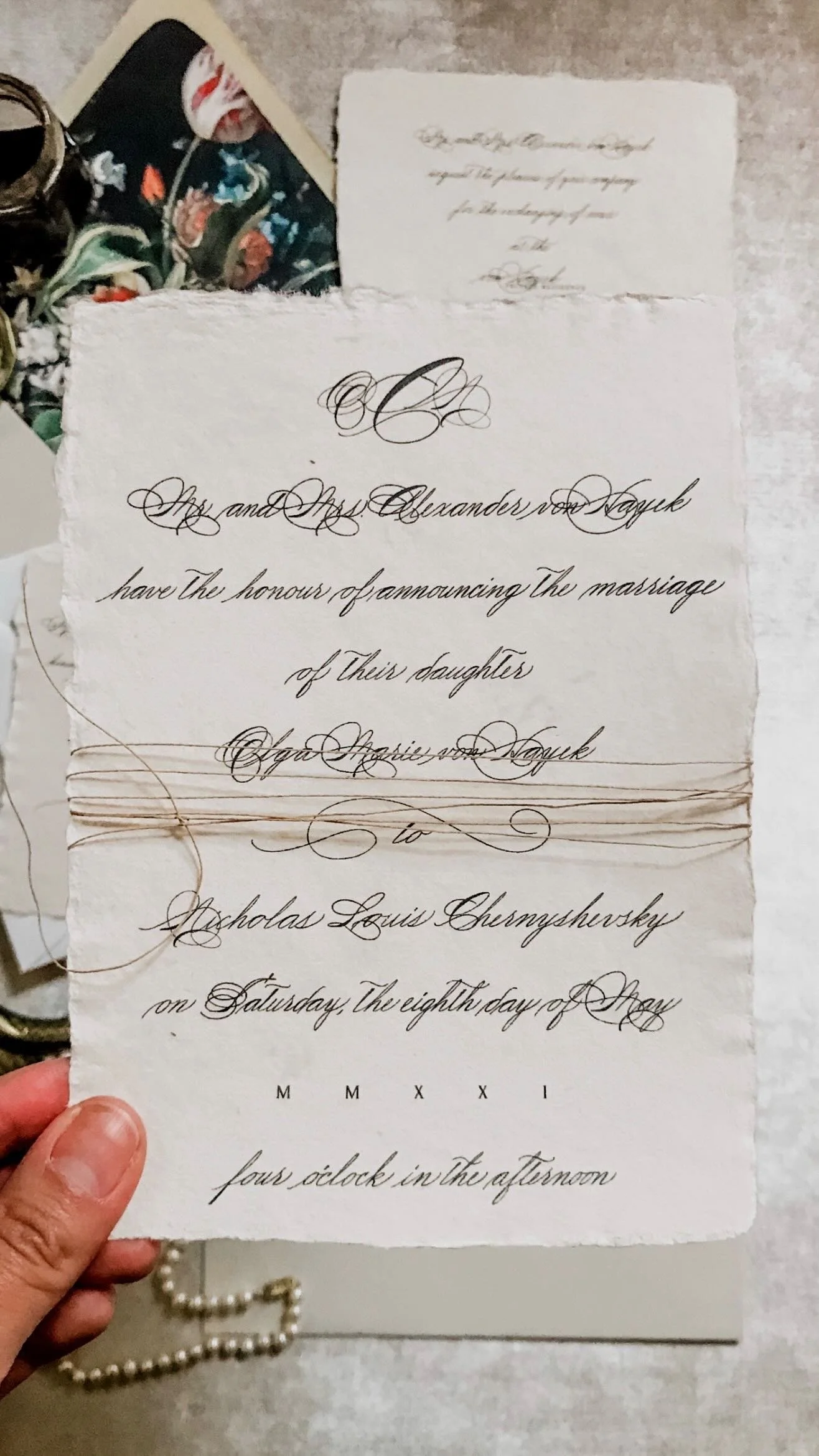 Luxury Wedding Invitation Designs by @leslieandpaper