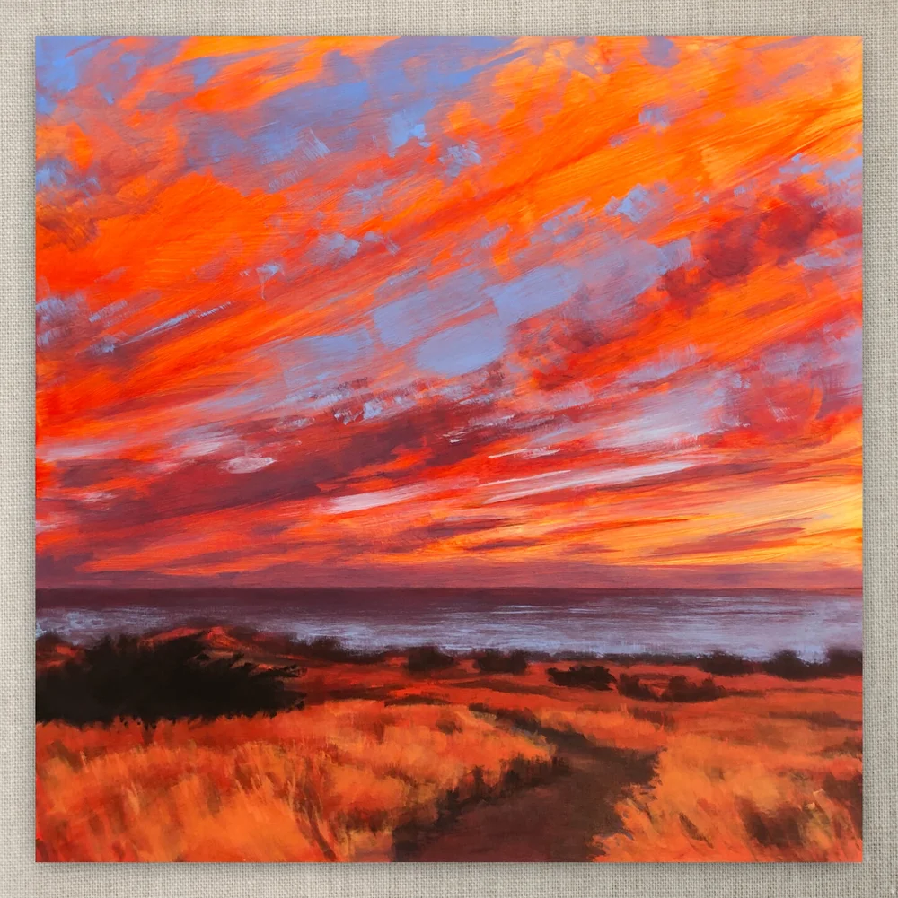 Shoreline Clouds — Jim Musil Painter