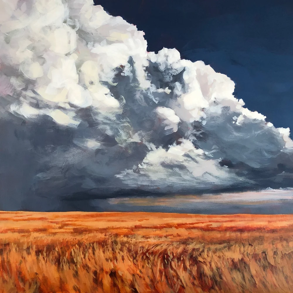 Sunlit Haybales — Jim Musil Painter